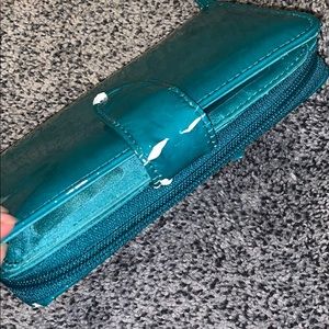 mundi | Bags | Teal Wallet With Zipper | Poshmark